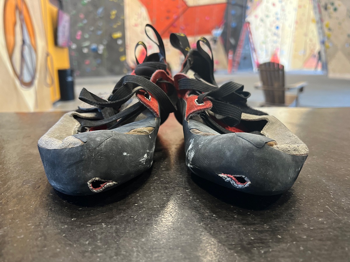 Climbing Shoe Repair – Übergrippen | Castle Rock